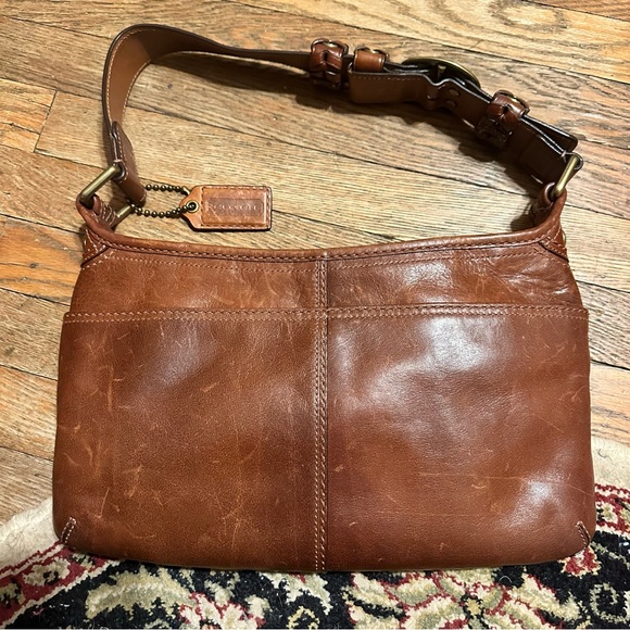 Coach | Bags | Coach Vintage Bleeker 1416 Leather Hobo Shoulder Bag ...